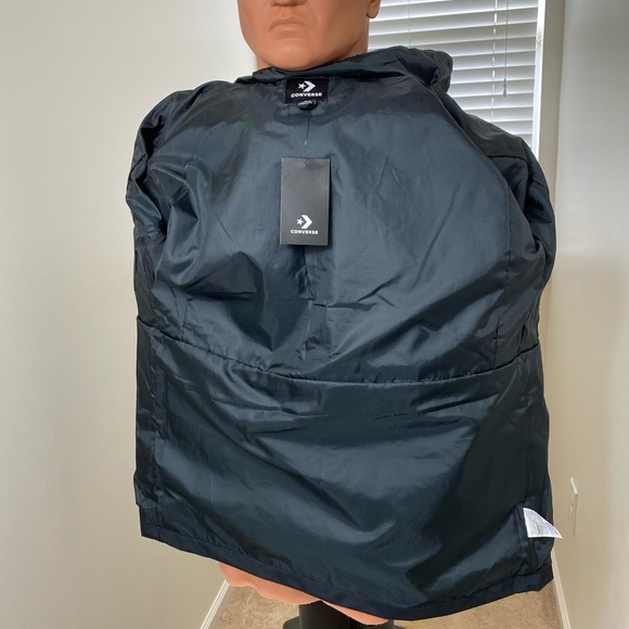 Converse | Jackets & Coats | Converse Utility Jacket Field Black Mens ...